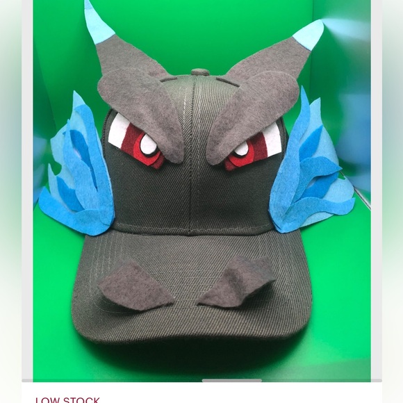 Accessories | Mega Charizard X Pokemon Baseball Hat New | Poshmark